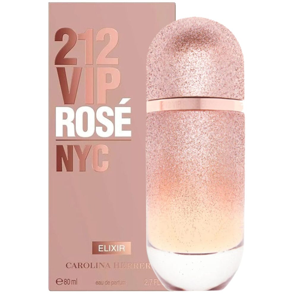 Carolina Herrera 212 VIP Rose Elixir 80ml - Unforgettable Nights ...